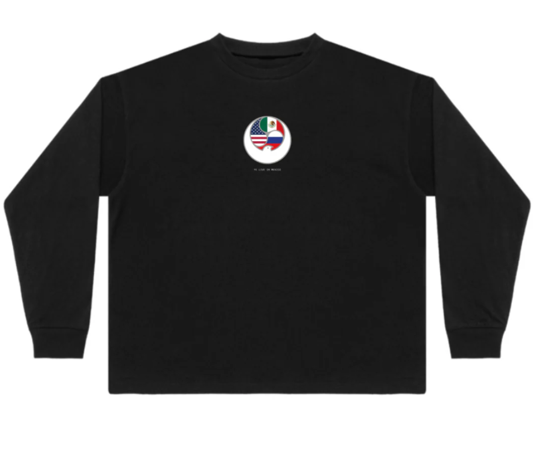 Ye Live In México Merch Oficial Black Long Sleeve – Gallery MX